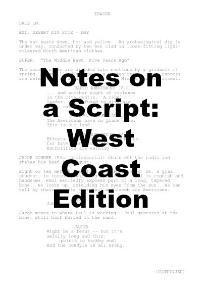 Kids Help Phone Auction: Notes on a Script â€” West Coast Edition | TV, eh?